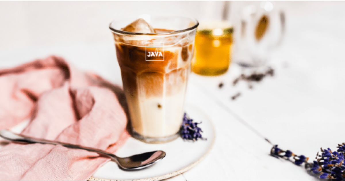 Iced Lavender Latte | Recepten | JAVA Koffie