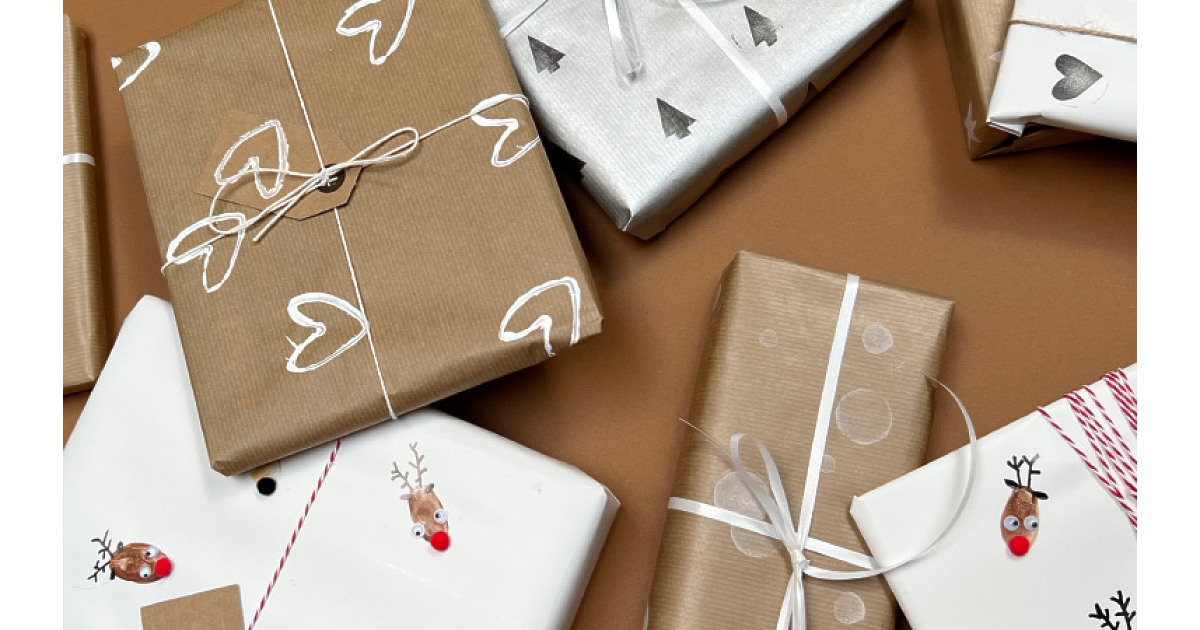 Zelf inpakpapier maken - AVA.be