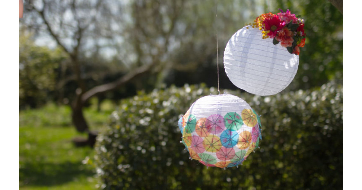 Décorer des lampions en papier - AVA.be