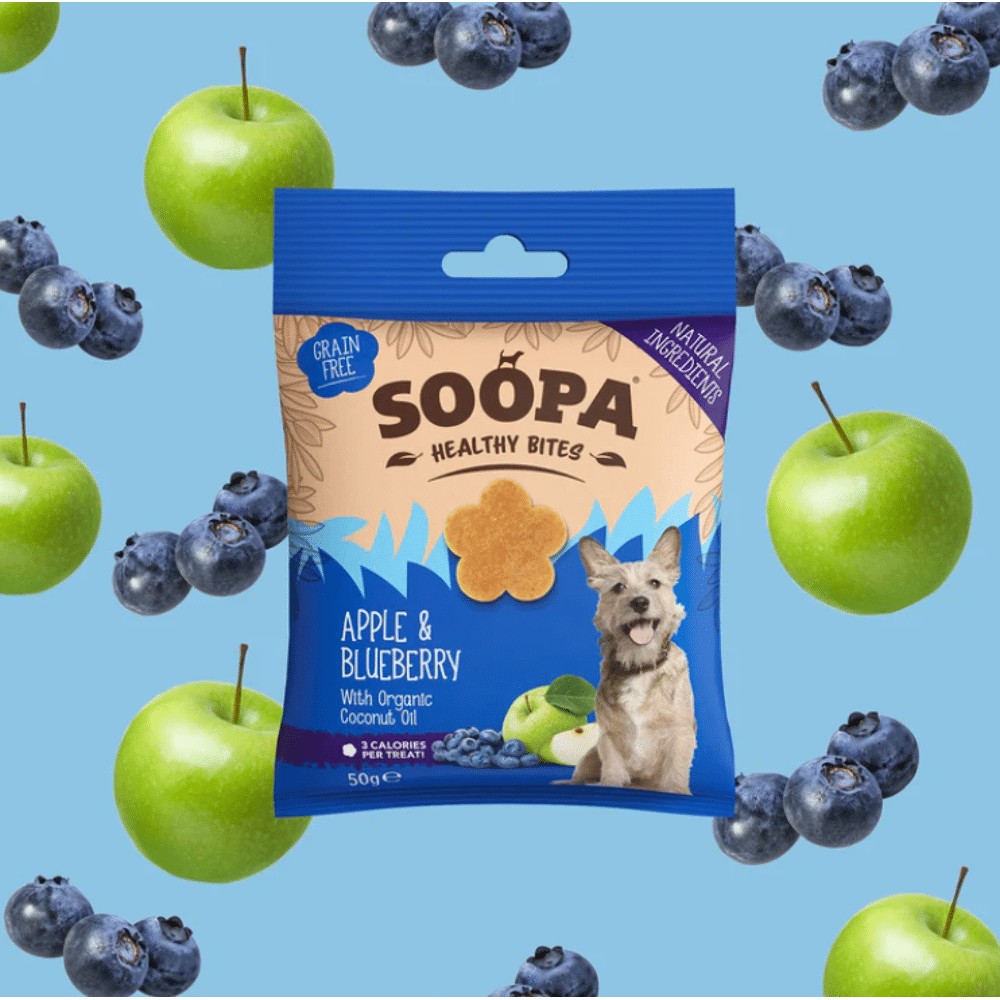 Soopa : Healthy bites : Apple & Blueberry - Snacks - 4DogsandCats.be ...
