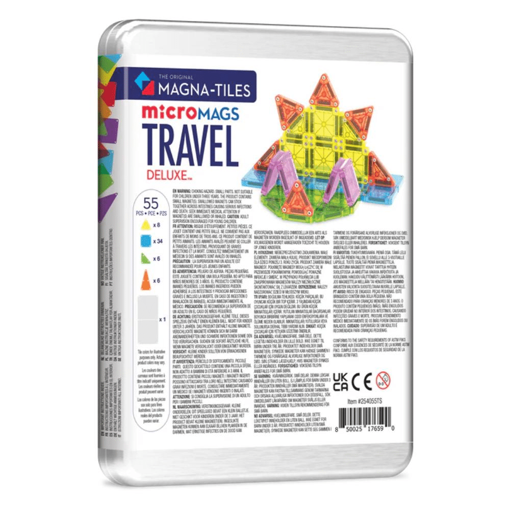Micro Mags Travel Set Deluxe - Magna-Tiles 244055TS