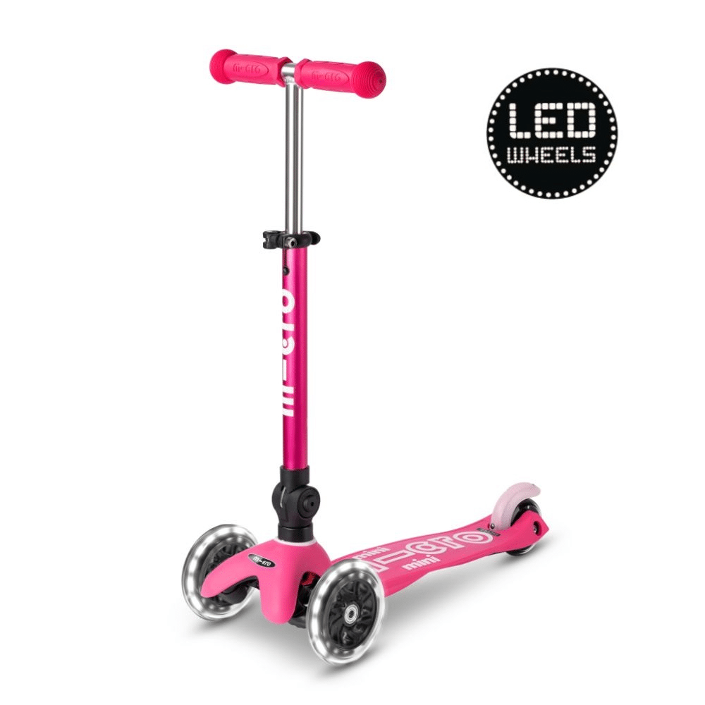 Mini Deluxe plooibaar LED roze Step - MICRO MMD197