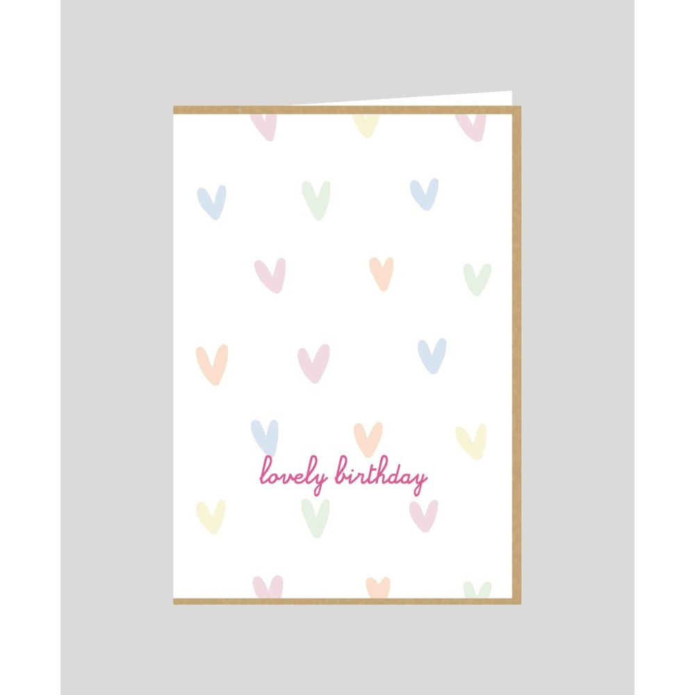 Wenskaart Lovely Birthday - Mail-Box COCO023