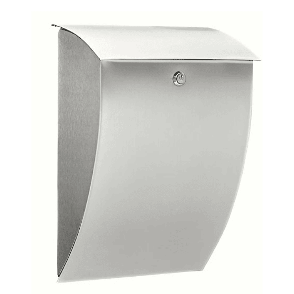 Brievenbus MILANO inox enkel 49x35x18