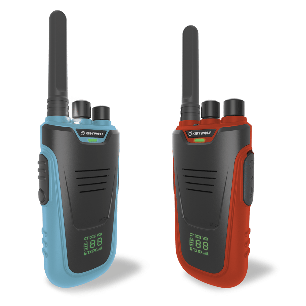 Kidywolf - Kidytalk - Walkie Talkie - Rood/Blauw - KIDYTALK R/BL