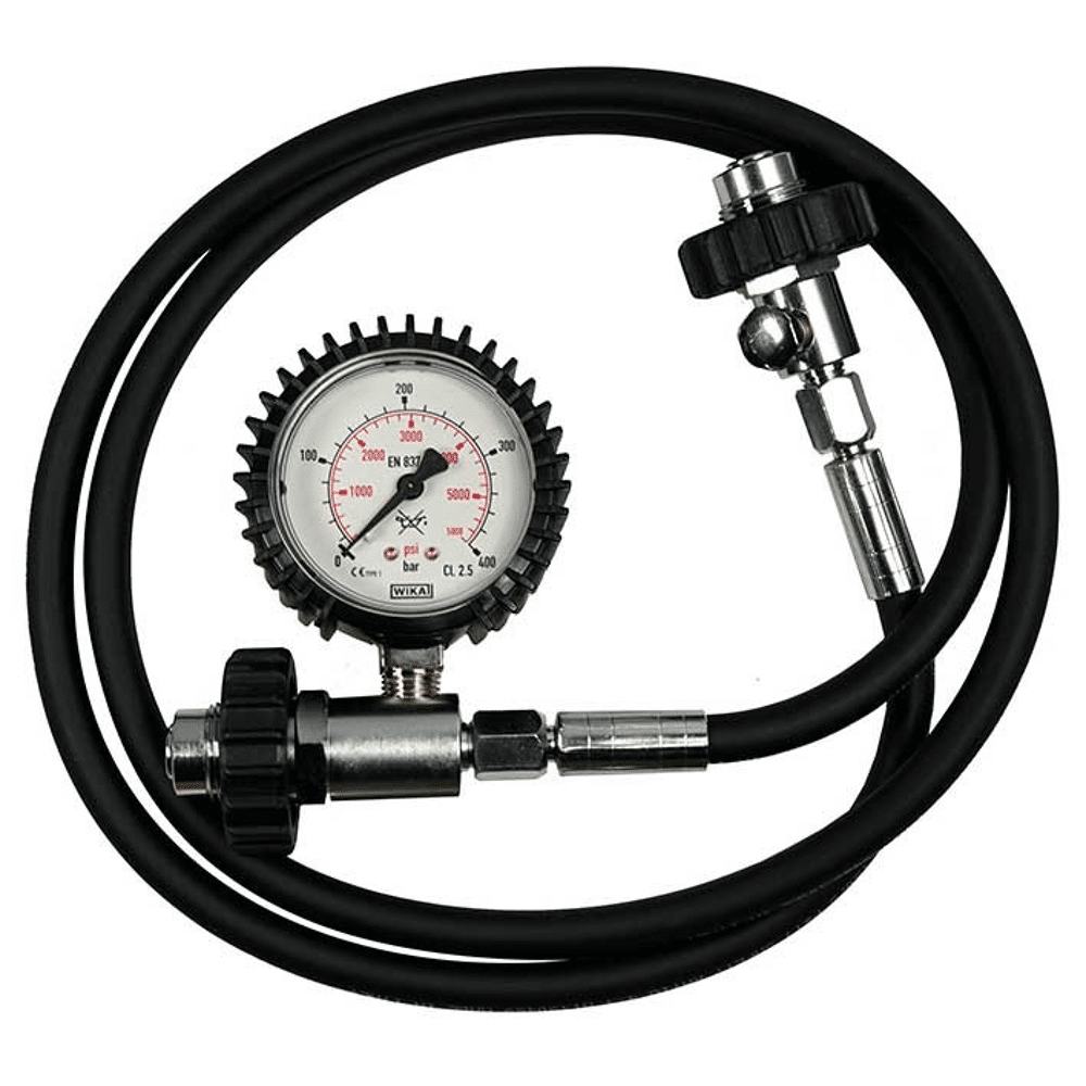 Decanting Hoses Rubber With Pressure Gauge 300Bar - ademautomaten - The ...