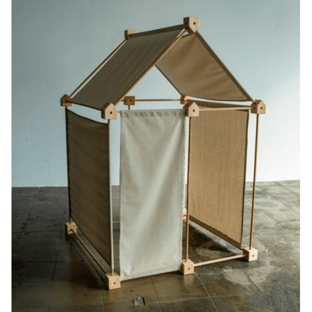 Speelhuisje Kernel Creme - Interieur - Toepi