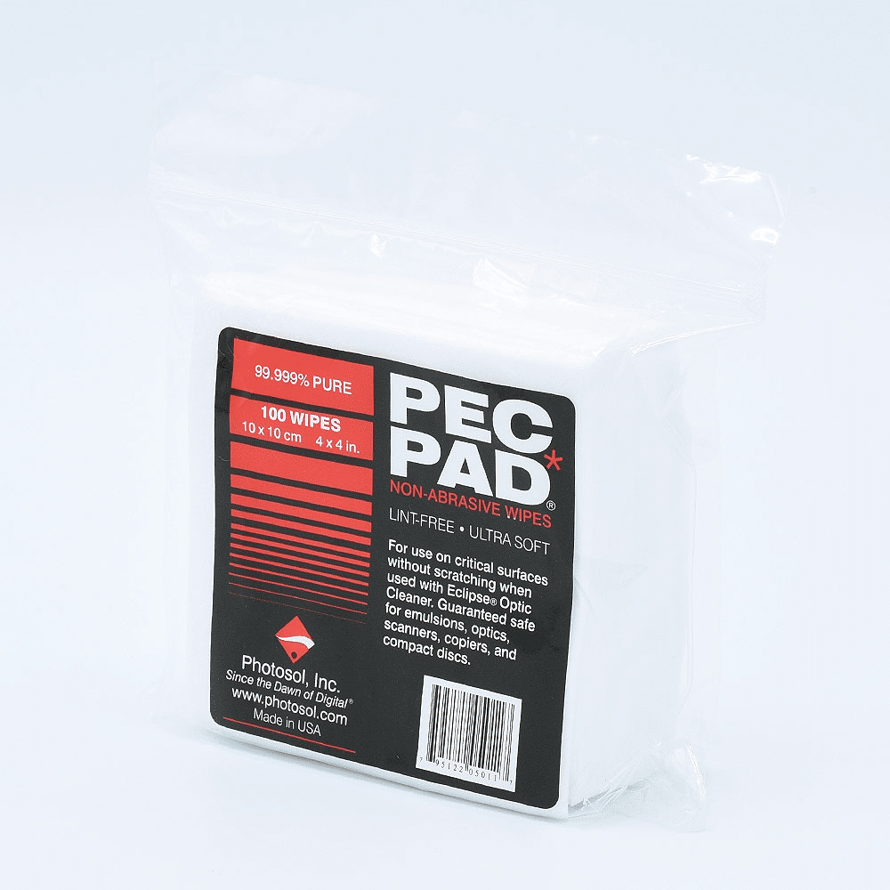 Photosol PEC*PAD Lingettes de Nettoyage Non Abrasives 10x10cm / 100 pcs