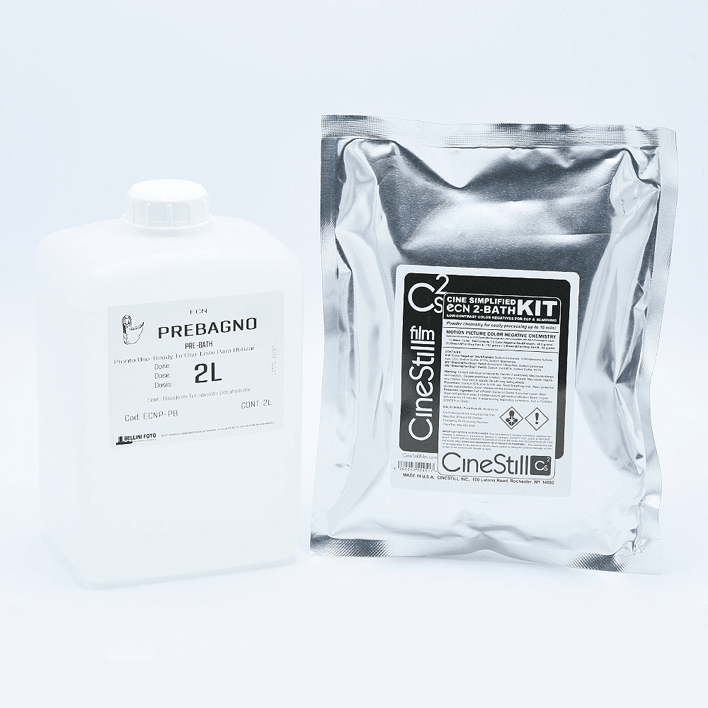 CineStill & Bellini Cs2 ECN-2 Motion Picture Film Processing Kit Combo