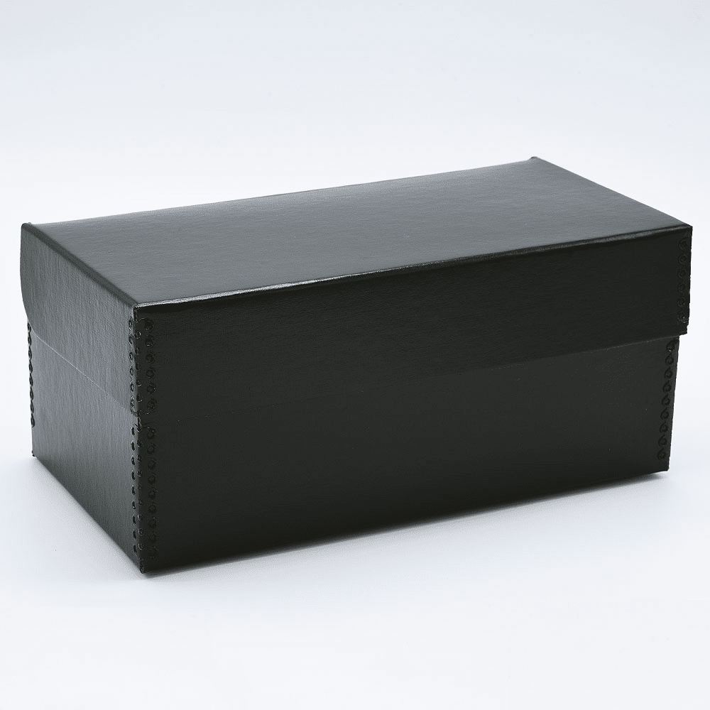 Print File FlipTop Negative Strip Storage Box voor 4x5" Sheet Film - Zwart