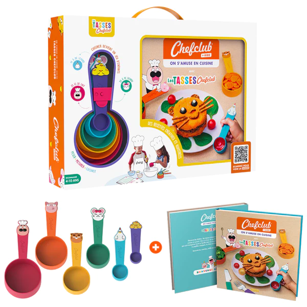 Coffret Kids On S'Amuse En Cuisine Avec Les Tasses