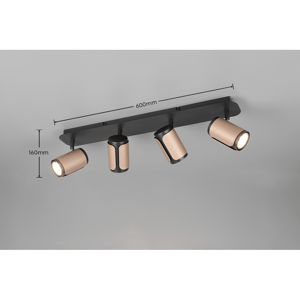 Trio Spot Gillan 4xgu10 Max.10 W