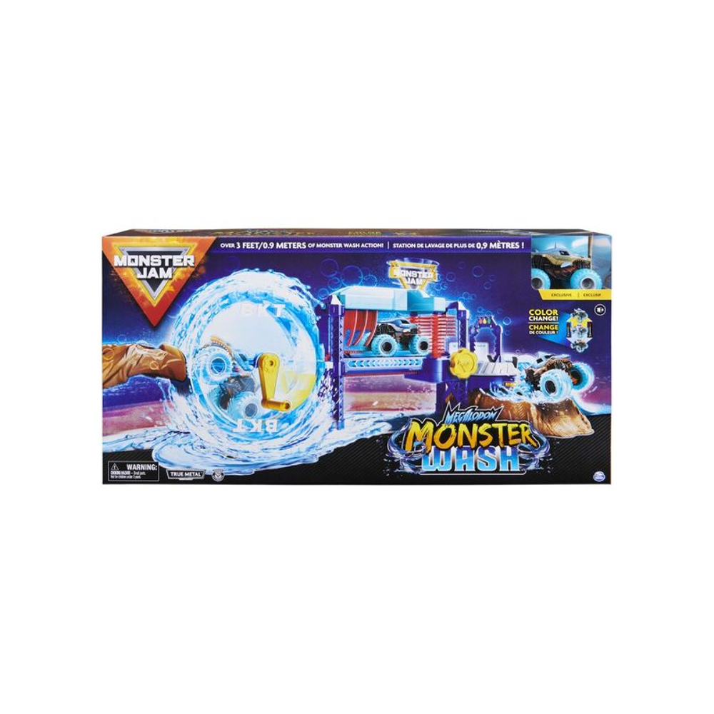 Monster Jam Power Wash Playset