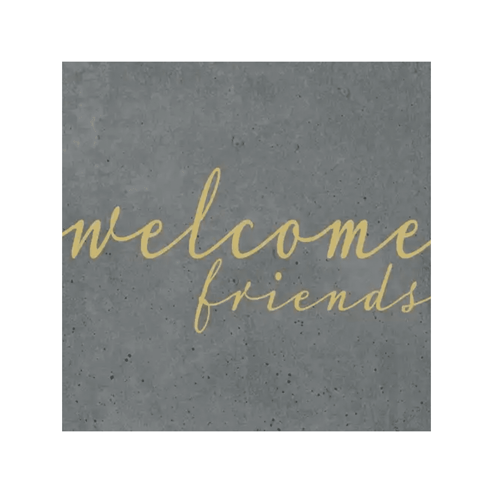 Ppd Friends Cement Servietten 25X25Cm - 20 Stuks