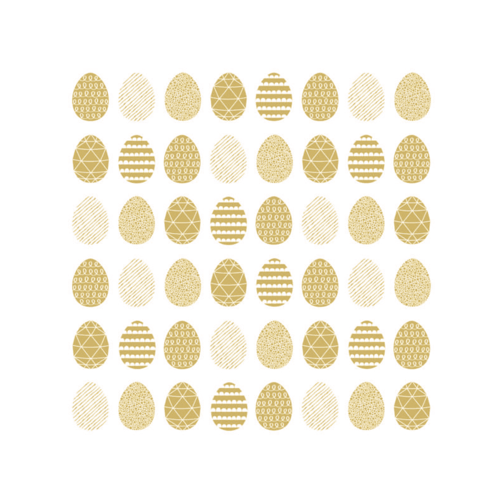 Ppd Pure Easter Eggs Servietten 33X33Cm - 20 Stuks