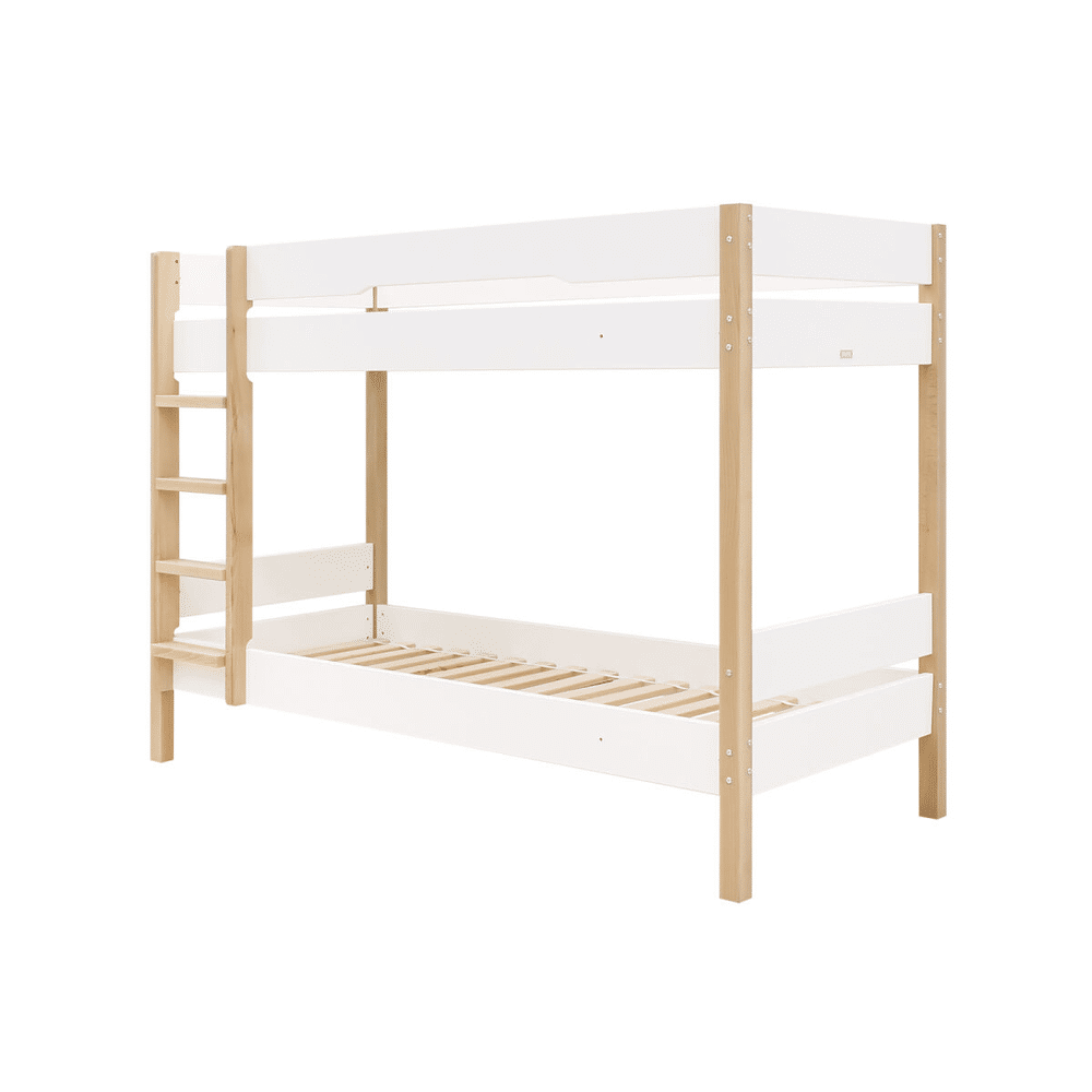 Bopita Lucas Stapelbed 90X200Cm Wit/Naturel