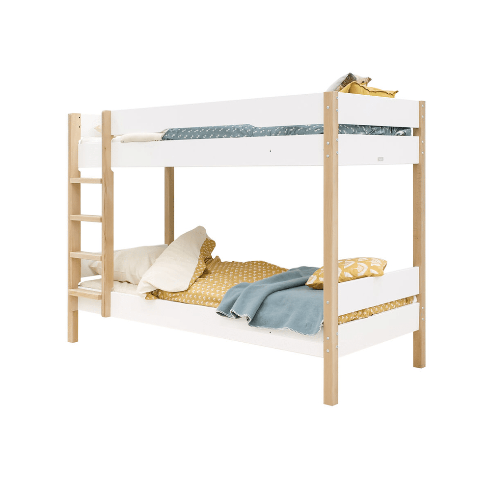 Bopita Lucas Stapelbed 90X200Cm Wit/Naturel