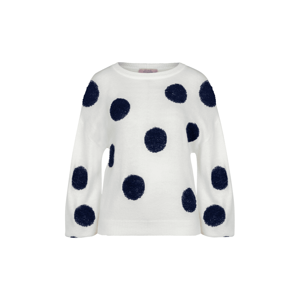 Studio Anneloes dot trui zonder wol model 13528 Eliza