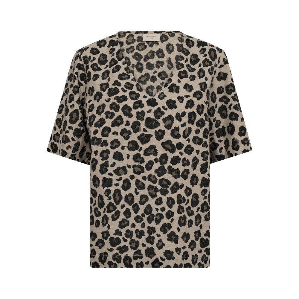 Panter blouse linnenmix Freequent