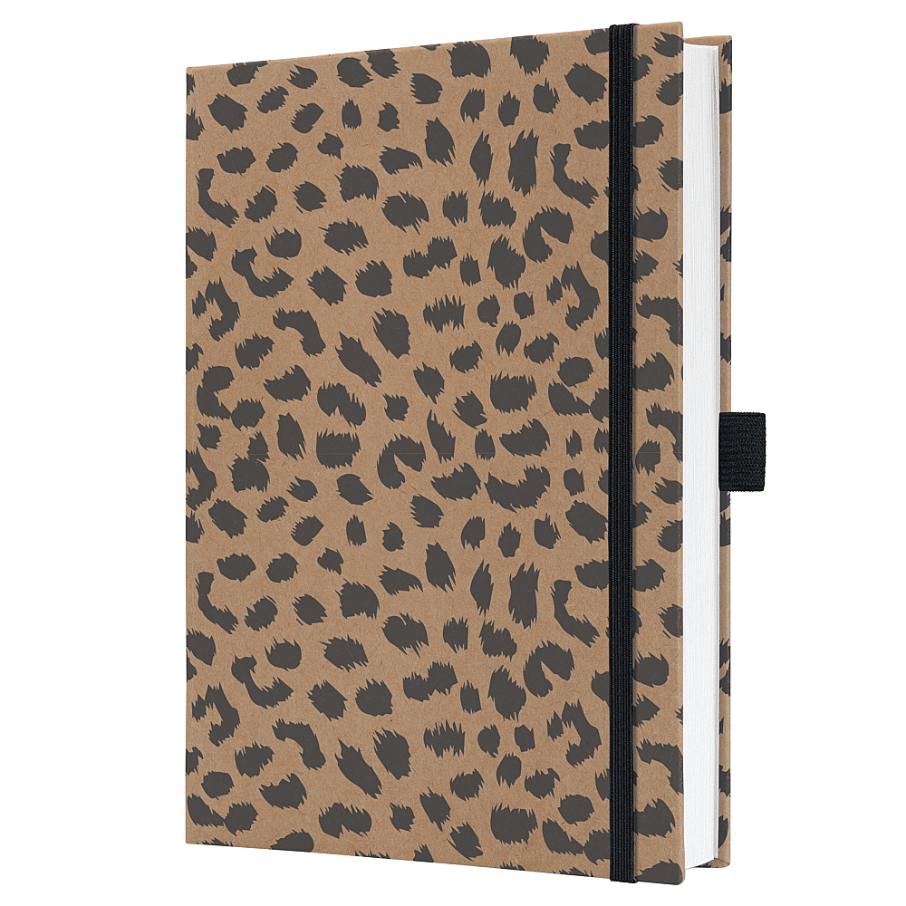 Notebook A5 Jolie Kraft Pure Cheetah Gelijnd - Papierwaren - AVA.be