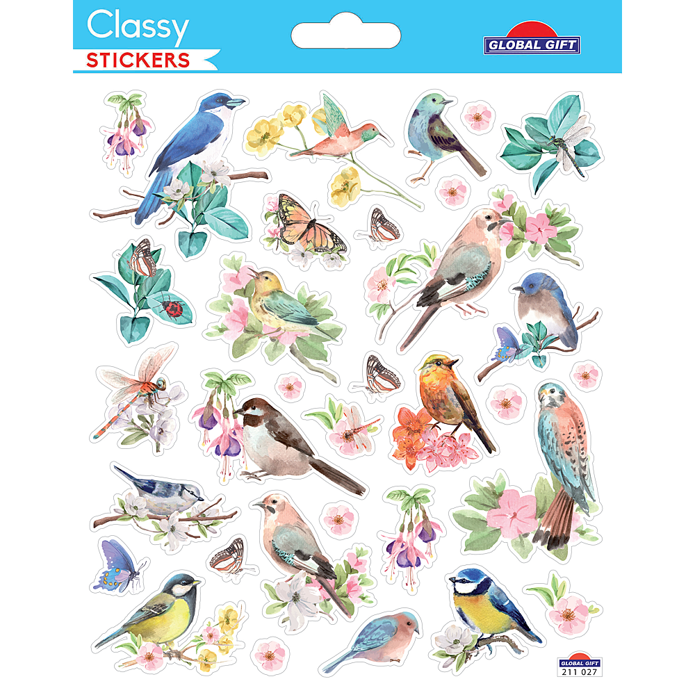 Classy Stickers Vogels