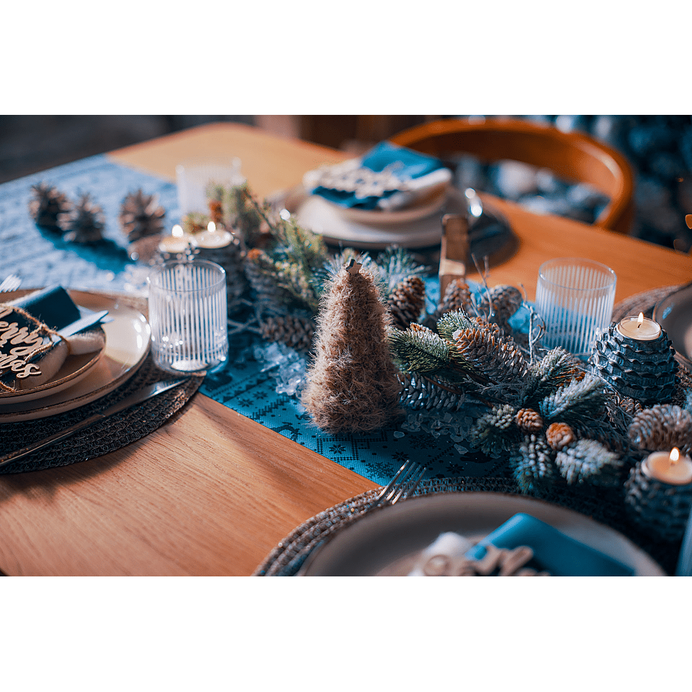 Branche Avec Pommes De Pin Brun Enneigé 74cm