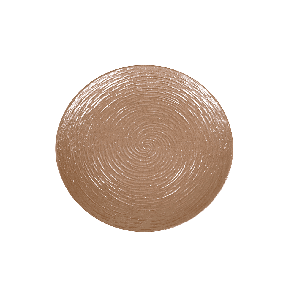 Schaal Hout Champagne H 3,5cm Ø 40cm - Tafeldecoratie - AVA.be