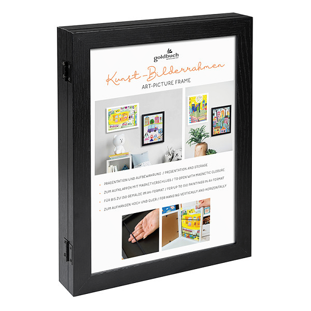 Cadre Dynamique A4 Noir 24,8x33,5x4,5cm