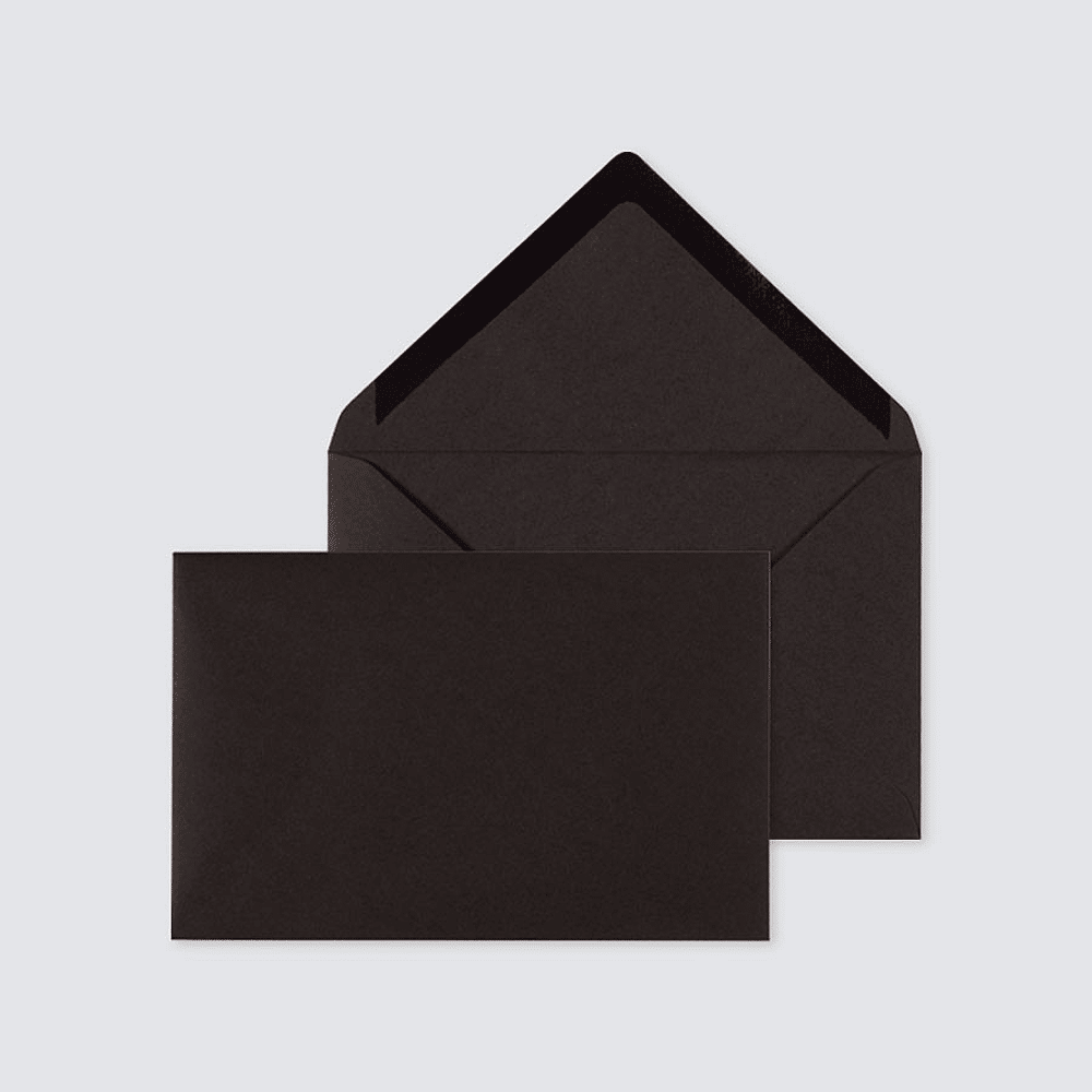 Zwarte envelop met puntklep - Mijn ontwerp - AVA.be