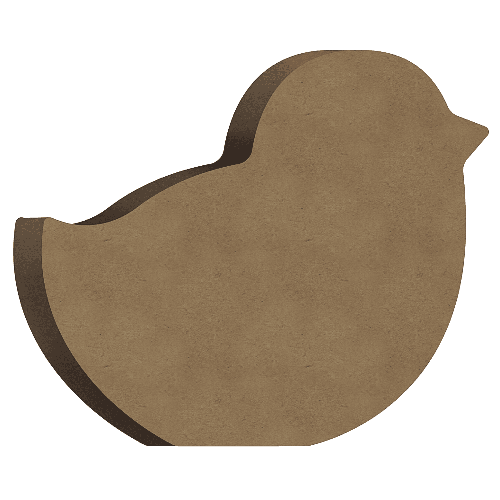 Kuiken MDF 8x7x1,6cm - Knutselen
