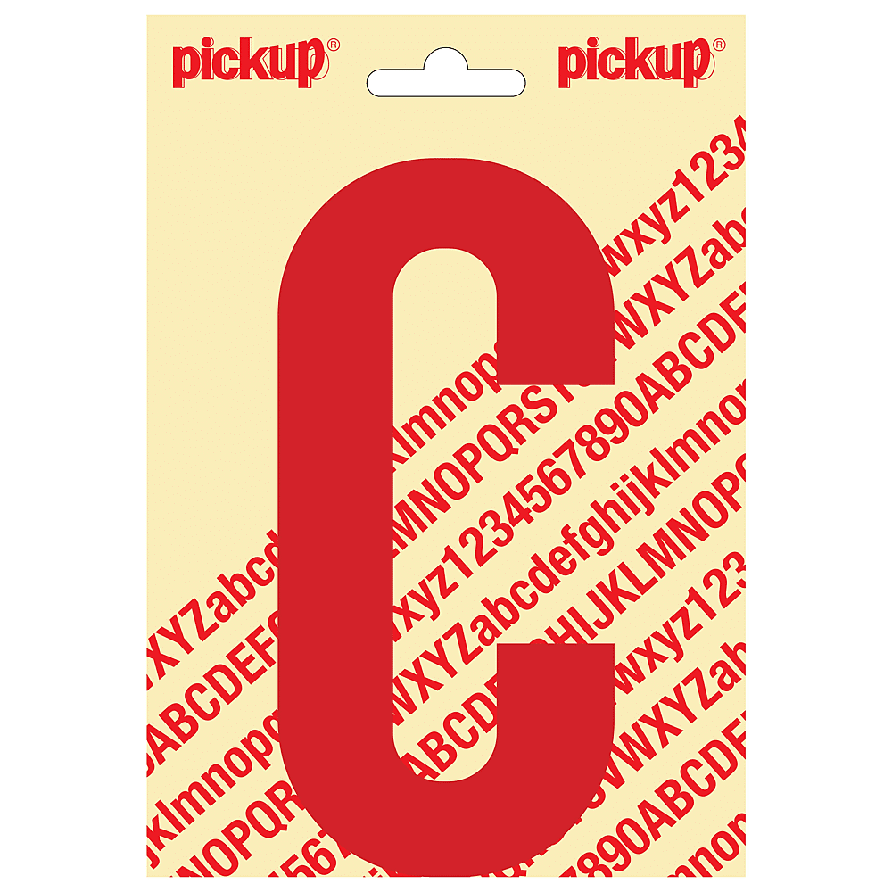 Nobel Lettre C Rouge 15cm - Communication - AVA.be