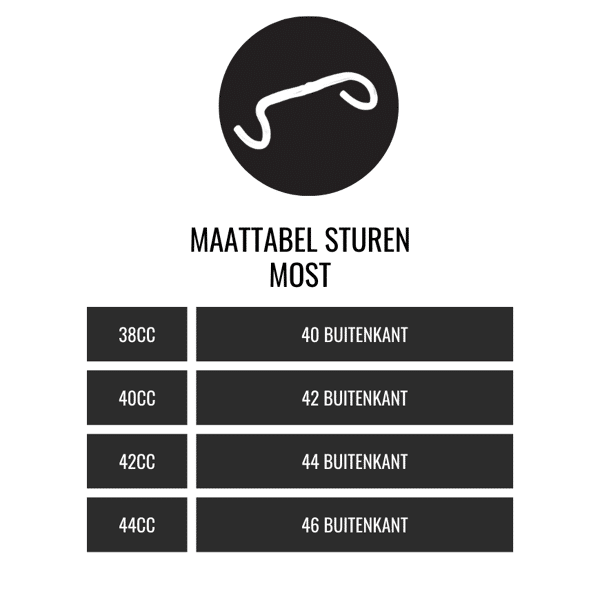 Most stuur xa aero ticr - FIETS EN ONDERDELEN - Dexters Sport
