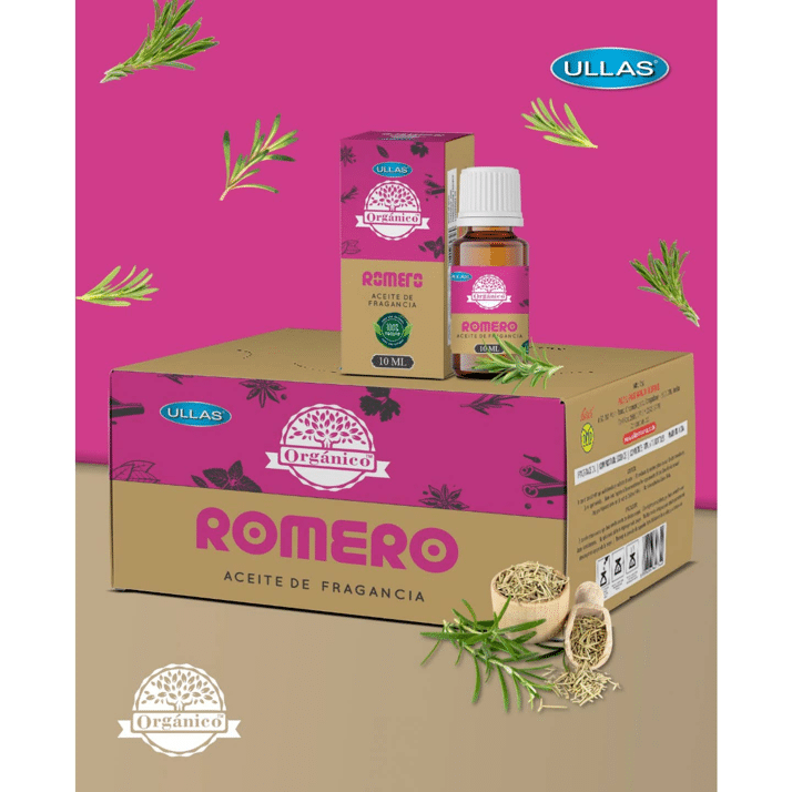 Ullas - Organische geurolie - Rozemarijn - 10ml