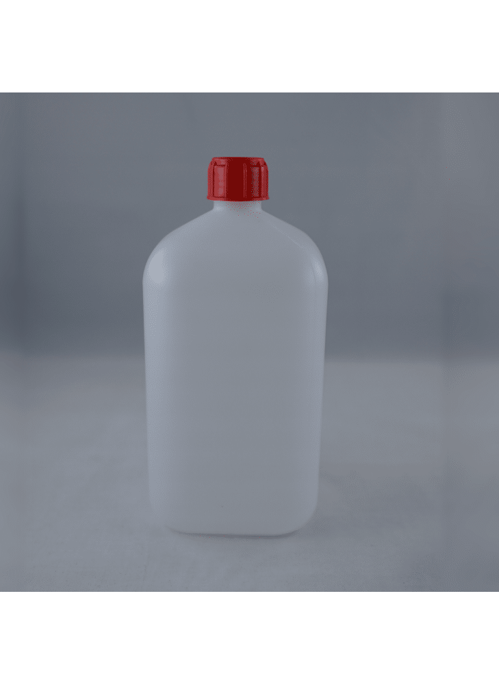 Fles HDPE 1 liter vierkant met dop - INMAKEN EN BEWAREN - BMS Champetterke