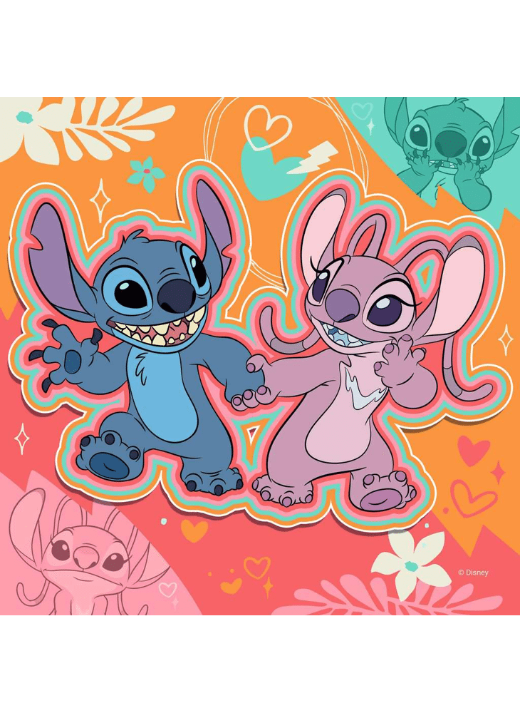 Disney Stitch - Puzzel 3 x 49 - Ravensburger - 10708