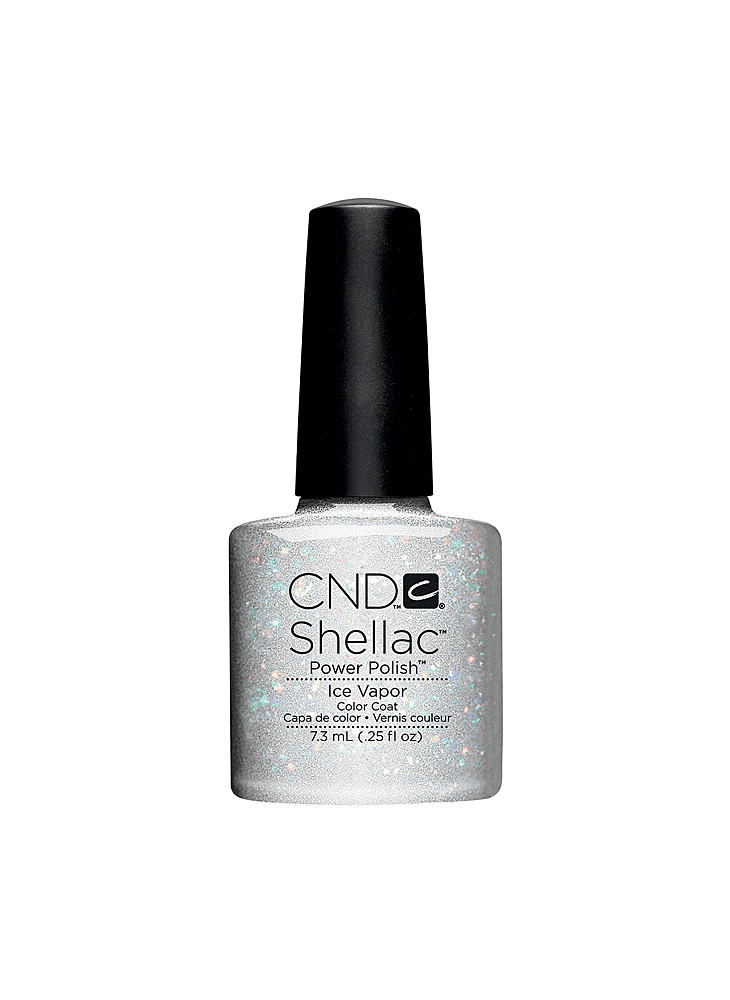 shellac glitter polish