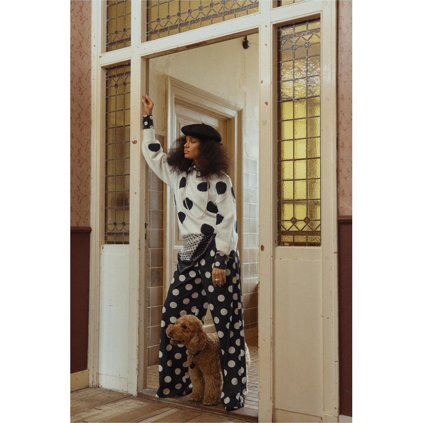 Studio Anneloes dot trui zonder wol model 13528 Eliza